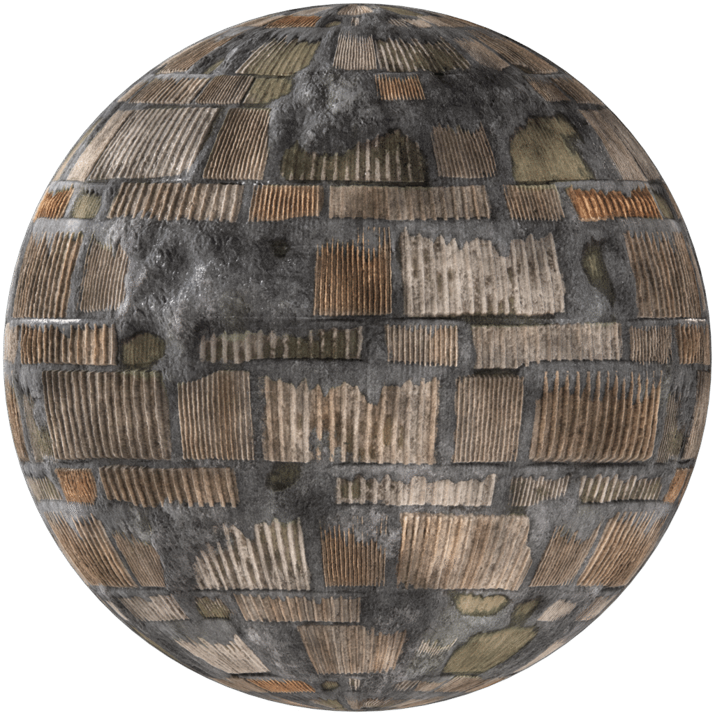 Brick wall plaster running offset plank bond Grey 01 – Materiarch
